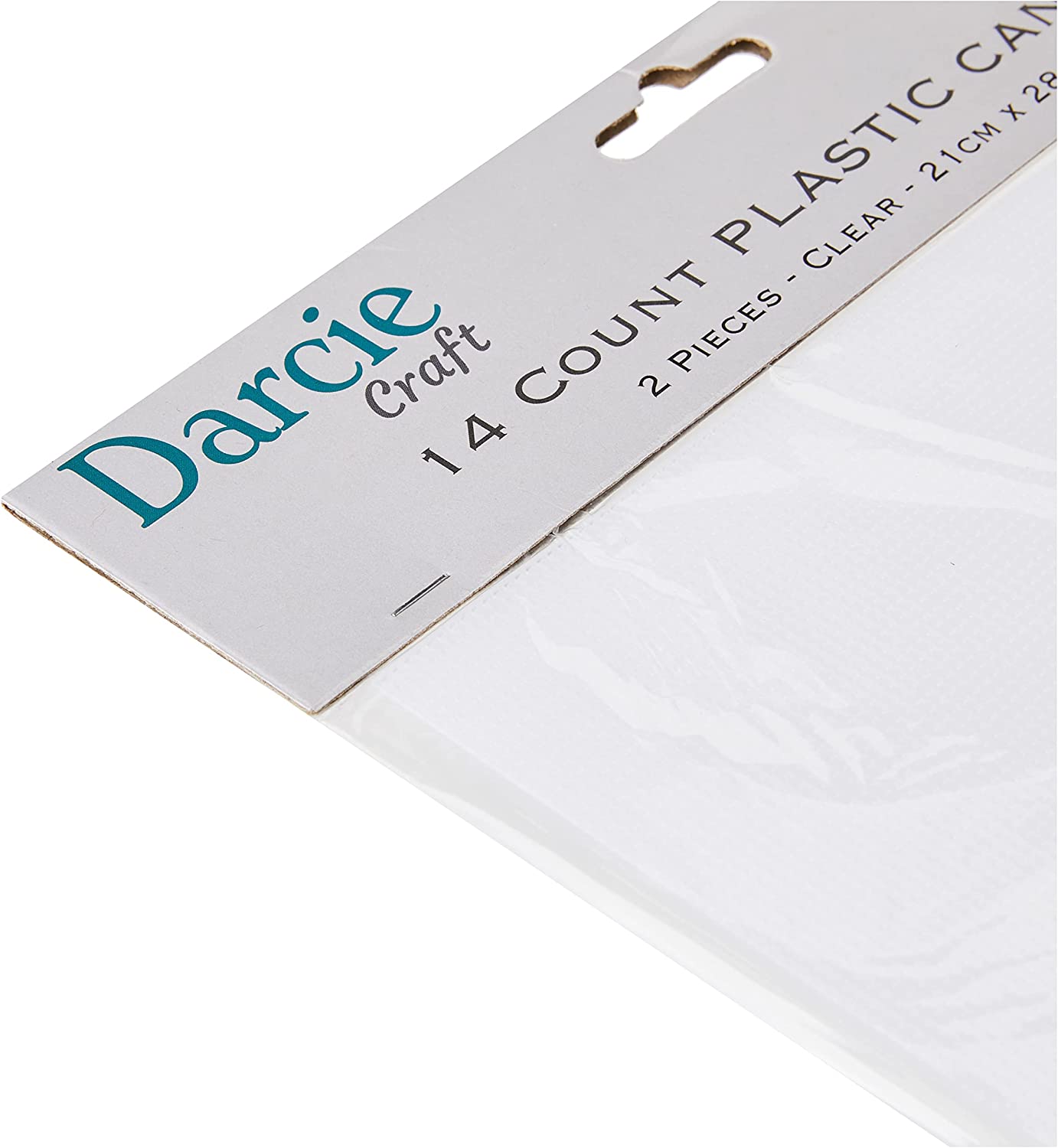 14 Mesh Count Clear Perforated Plastic Canvas 8.25" x 11" (2 Pieces ...