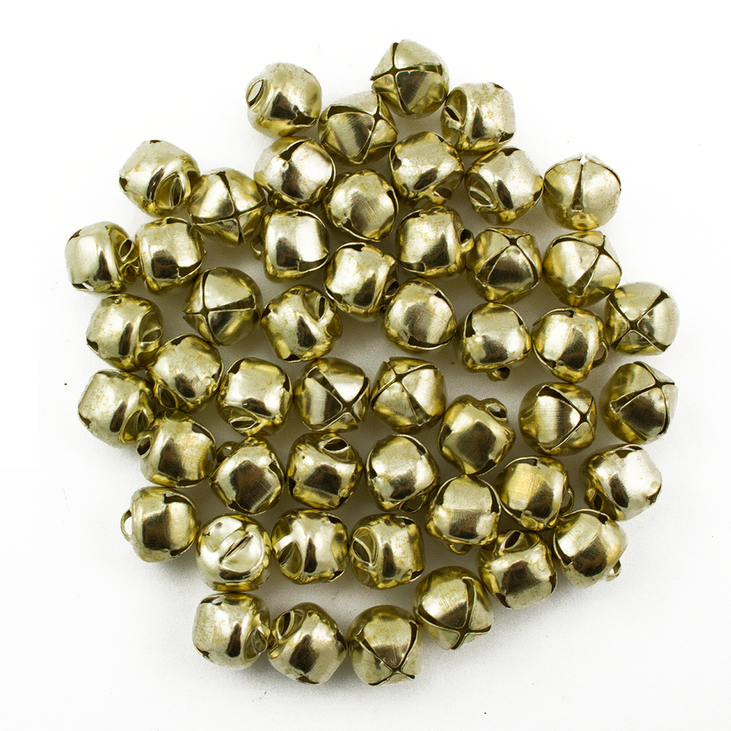 0.5 Inch Gold Craft Jingle Bells Bulk | artcovecrafts.com