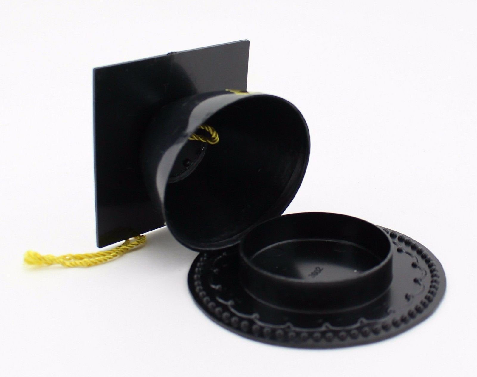 Black Graduation Hat Cap Party Favor Box 3.5 Inch Graduation Party ...