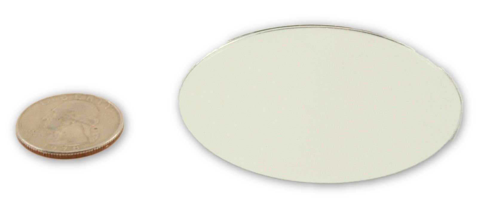 2.5 inch Glass Craft Small Round Mirrors 3 Pieces Mirror Mosaic Tiles ...