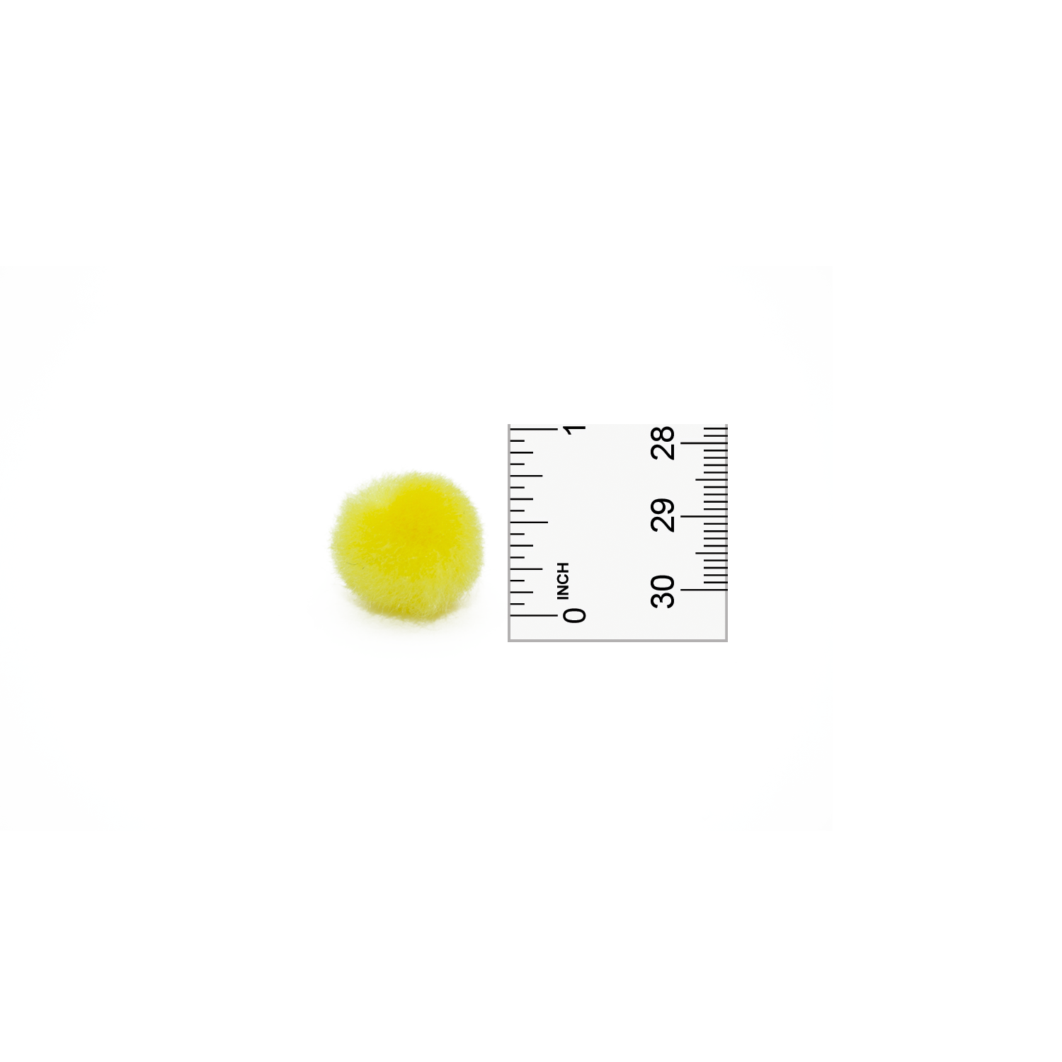 0.75 inch Yellow Mini Craft Pom Poms 100 Pieces | artcovecrafts.com