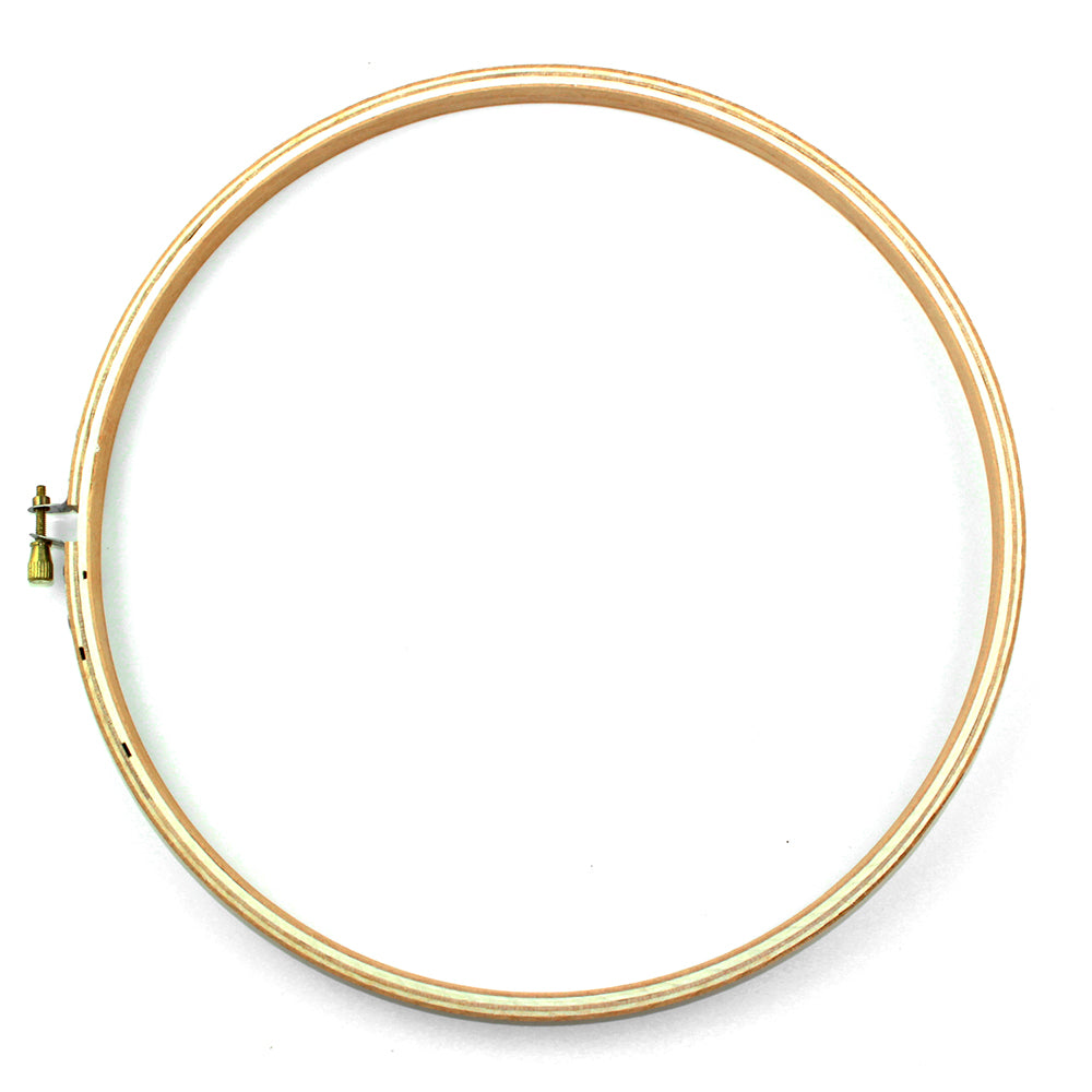 14 inch Large Round Wooden Embroidery Hoop 1 Piece | artcovecrafts.com
