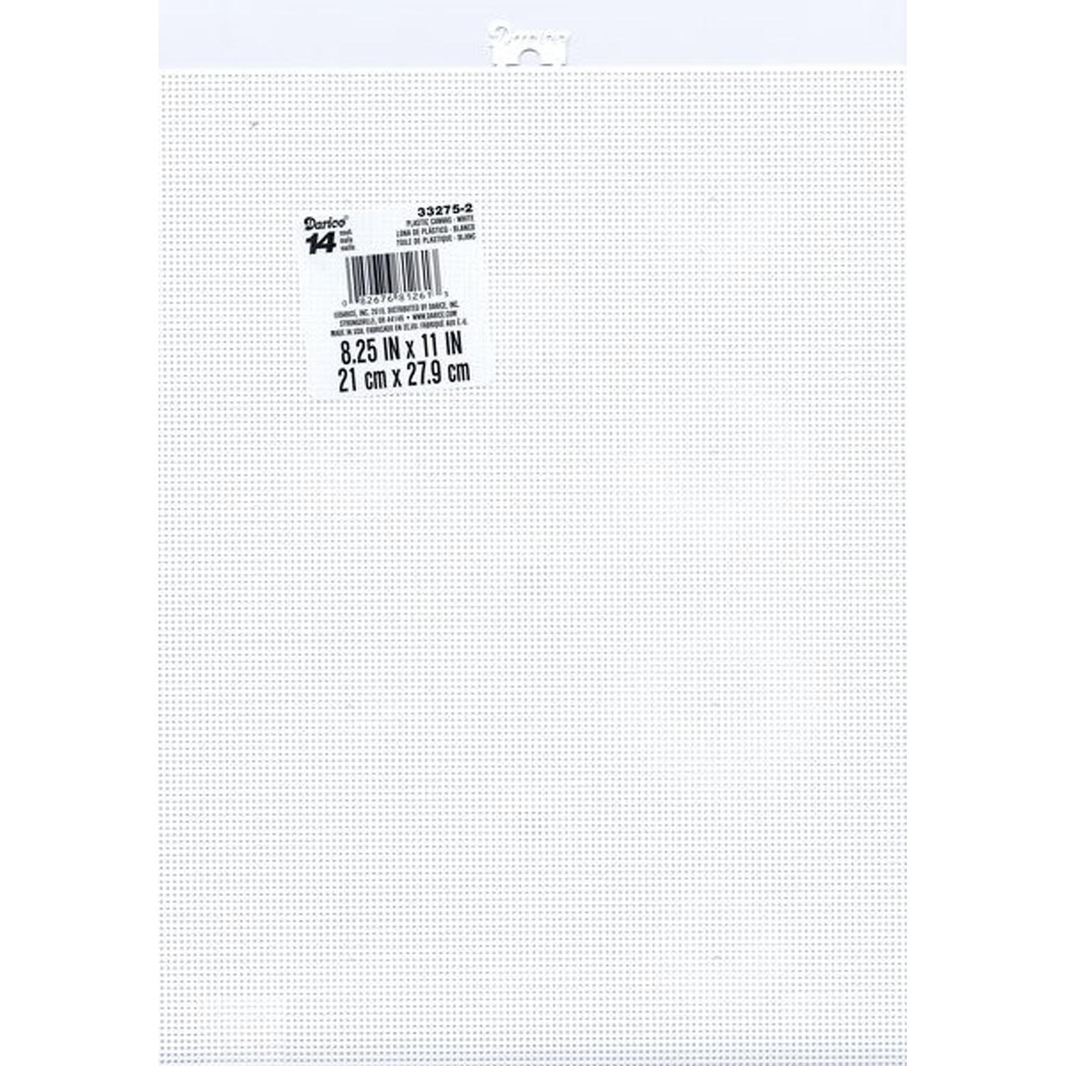14 Mesh Count White Plastic Canvas Bulk 1 x 8.5 Inch 12 Sheets ...