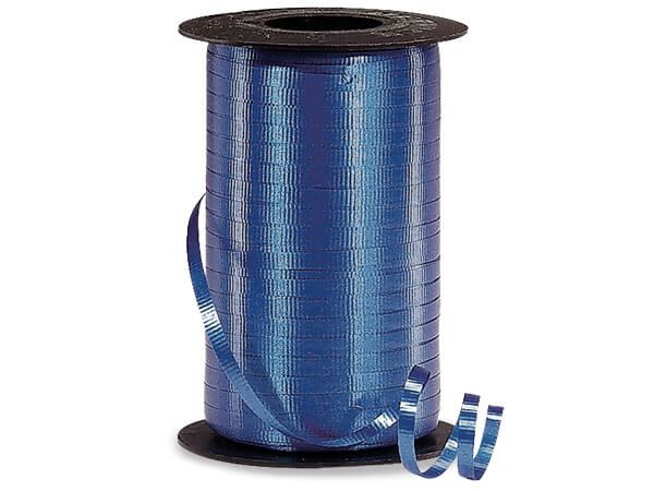 Royal Blue Curling Ribbon 500 Yard Roll 3/16 Inch Wide. | artcovecrafts.com