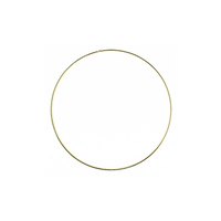 12 Inch Gold Large Metal Craft Ring 1 Piece | artcovecrafts.com