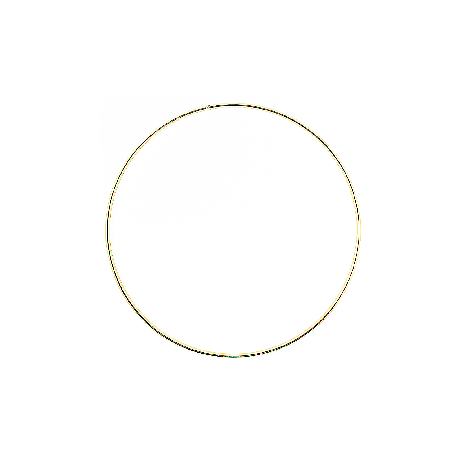 12 Inch Gold Large Metal Craft Ring 1 Piece | artcovecrafts.com