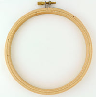 5 inch Round Wooden Embroidery Hoops Bulk 12 Pieces | artcovecrafts.com